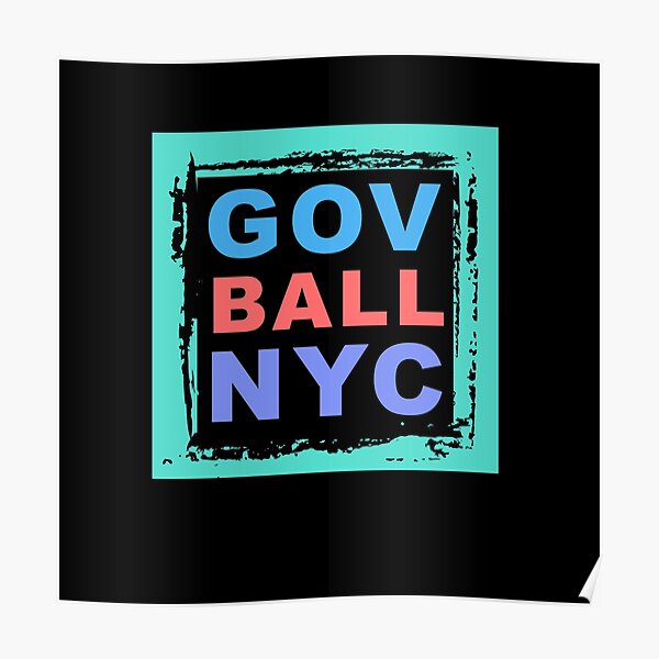 "Governors Ball Logo" Poster for Sale by damithez | Redbubble