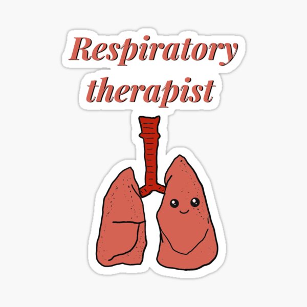 "Respiratory therapist " Sticker for Sale by Tamm-art | Redbubble