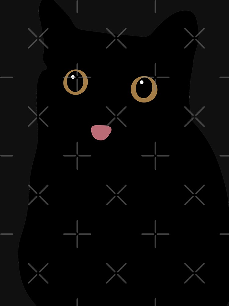 "Void Black Cat Blep - Funny Cat Memes" T-shirt for Sale by fanjerX ...
