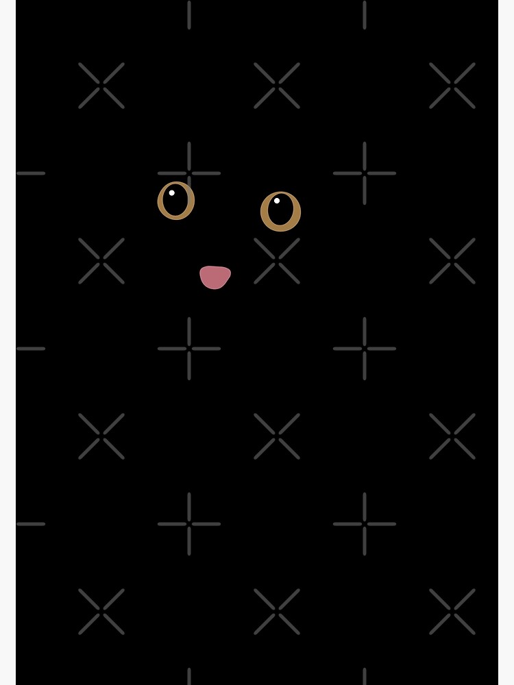 "Void Black Cat Blep - Funny Cat Memes" Art Print for Sale by fanjerX ...