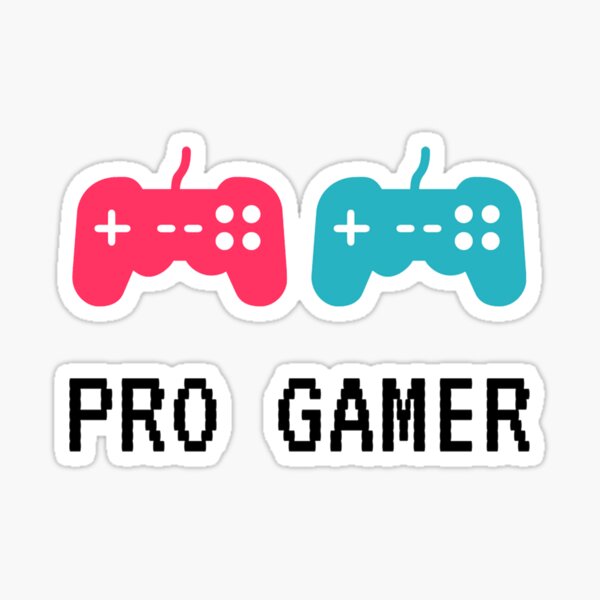 "Pro Gamer" Sticker for Sale by MrsBotha | Redbubble