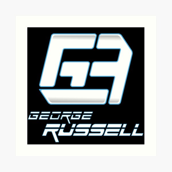 "George Russell" Art Print for Sale by TableTopDesigns | Redbubble