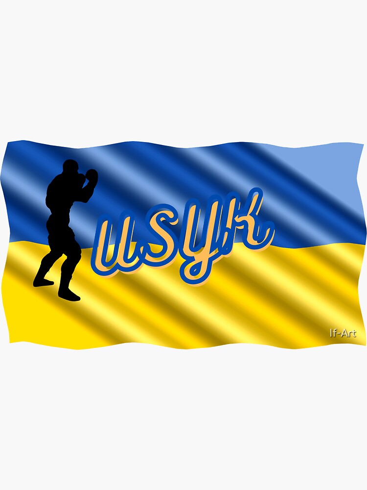 "Oleksandr Usyk professional boxer" Sticker for Sale by If-Art | Redbubble