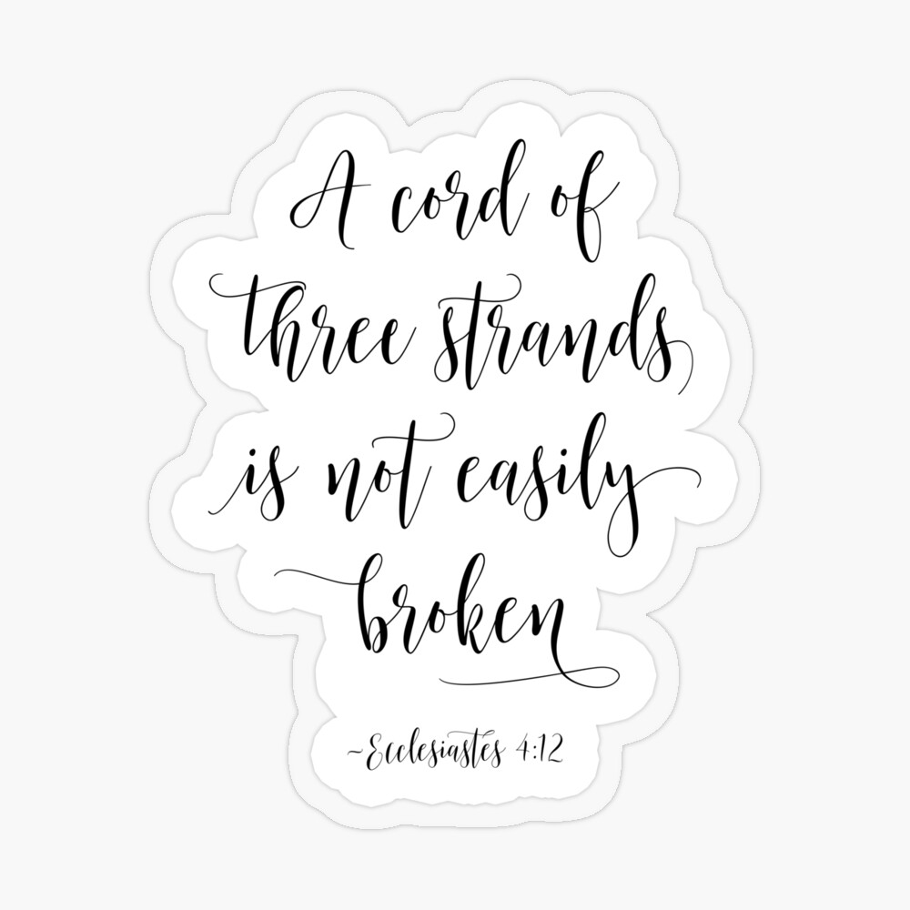 Cord Of Three Bible Verse