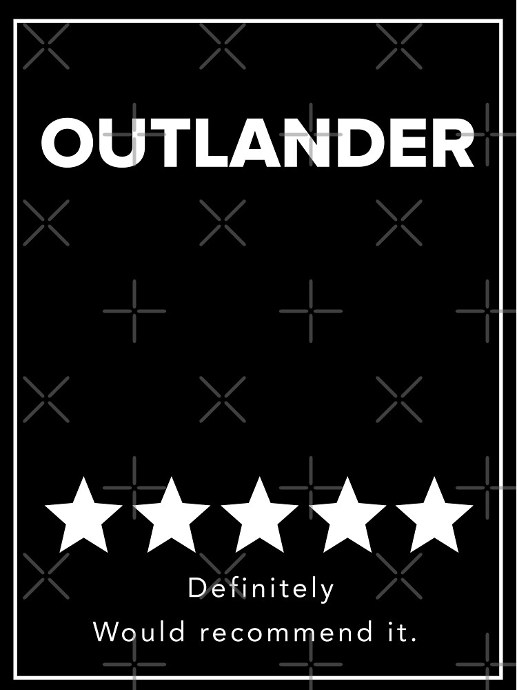 "Outlander Review Stars" Poster for Sale by Creativebubble2 | Redbubble