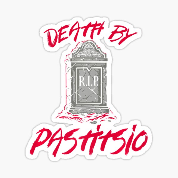 "Death by Pastitsio Comfort Food Baked Pasta Favorite Food" Sticker for ...