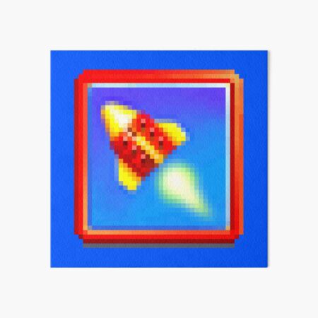 "Missile Sprite" Art Board Print by SpriteGuy95 | Redbubble