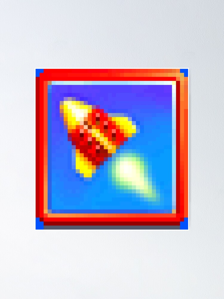 "Missile Sprite" Poster for Sale by SpriteGuy95 | Redbubble