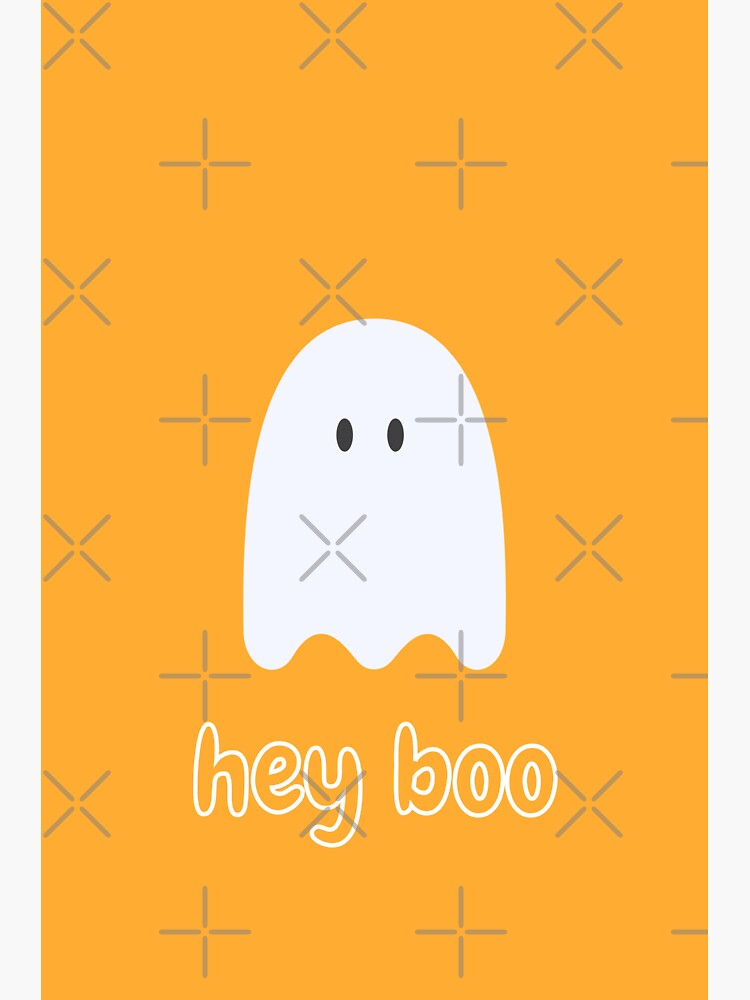 "Hey Boo" Sticker for Sale by OGStickers924 | Redbubble