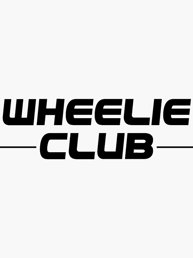 "wheelie" Sticker for Sale by dastoole | Redbubble
