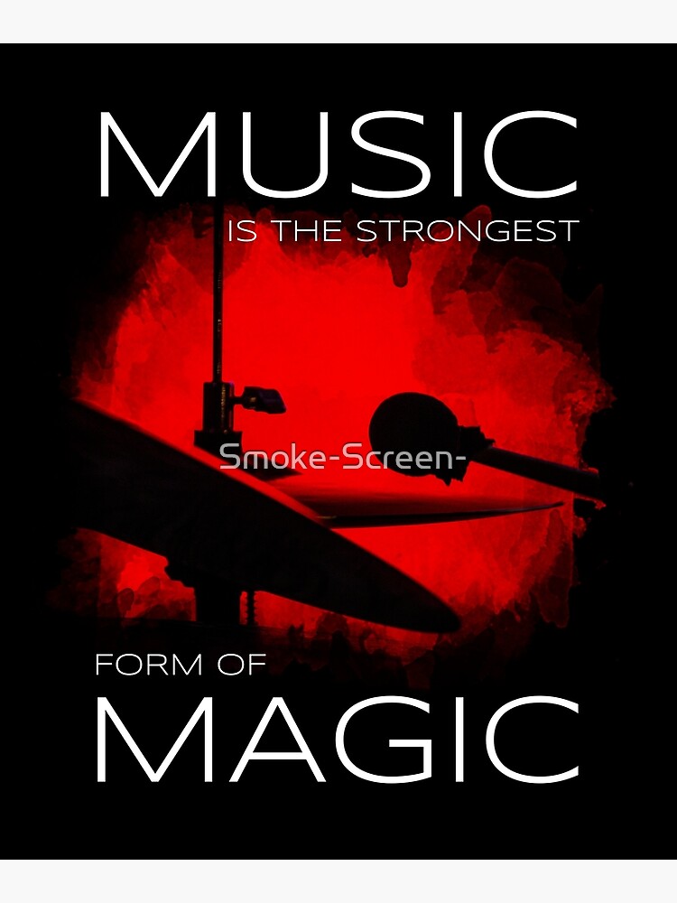 "Music Magic" Poster for Sale by Smoke-Screen- | Redbubble