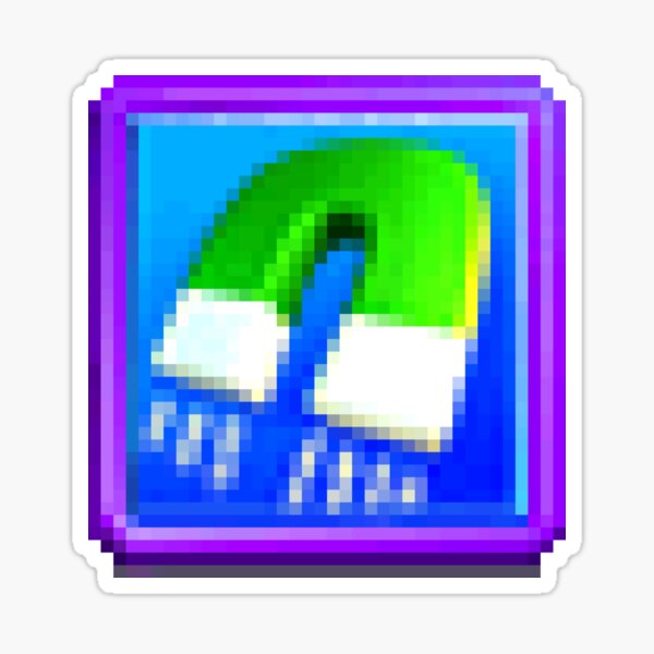 "Green Magnet Sprite" Sticker by SpriteGuy95 | Redbubble
