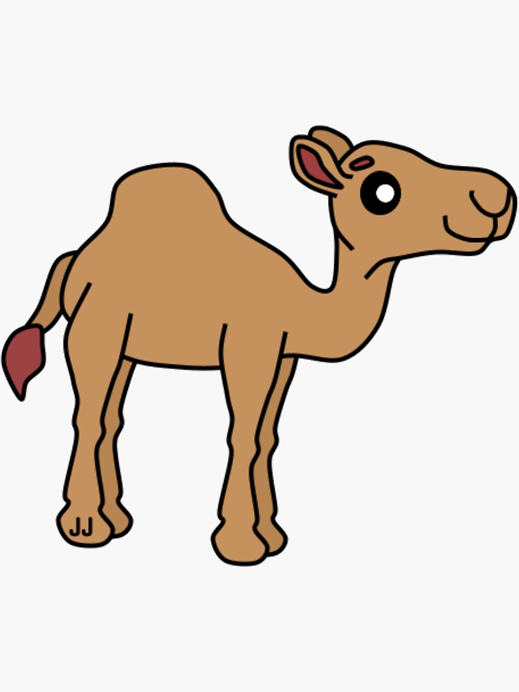 "Cartoon Camel" Sticker for Sale by JJs-digiDesigns | Redbubble