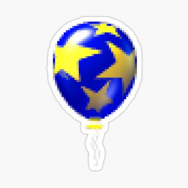 "Blue Balloon Sprite" Sticker for Sale by SpriteGuy95 | Redbubble