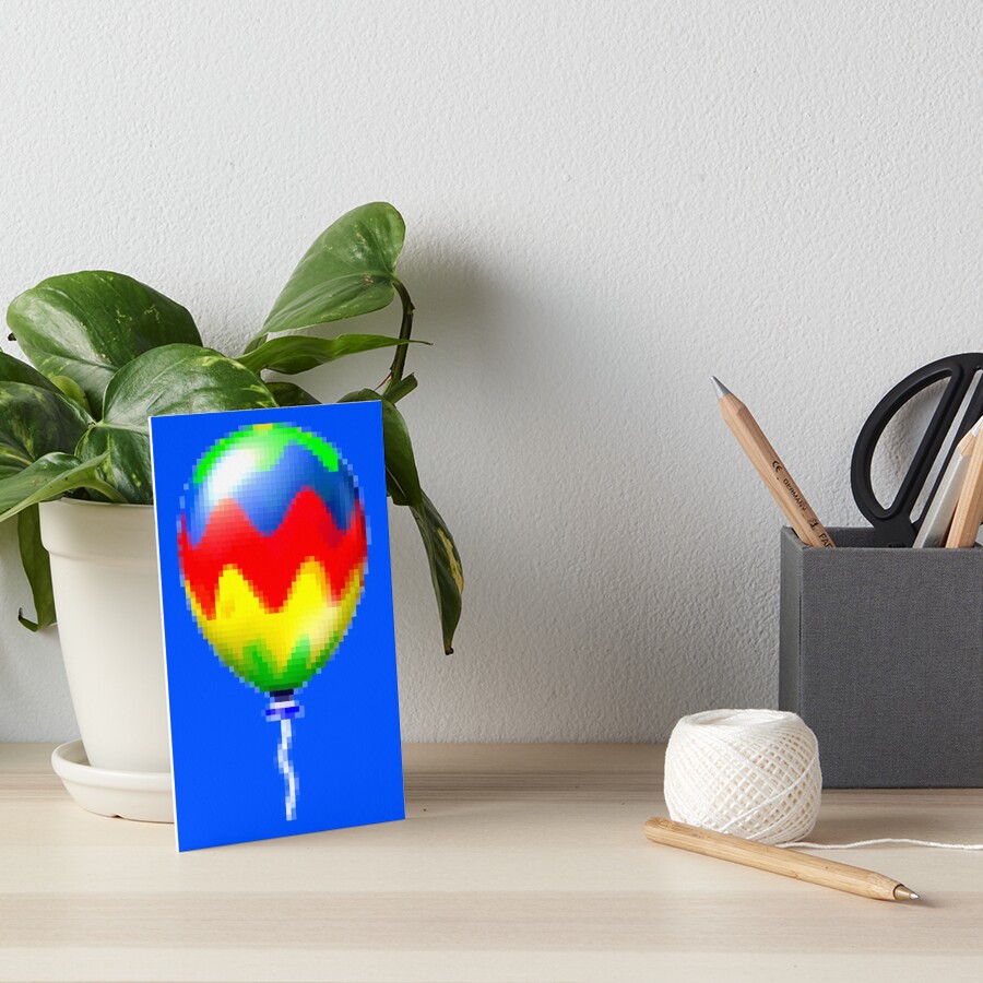 "Rainbow Balloon Sprite" Art Board Print for Sale by SpriteGuy95 ...