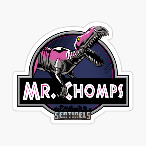 "Mr. Chomps" Sticker by GTGamesLLC | Redbubble