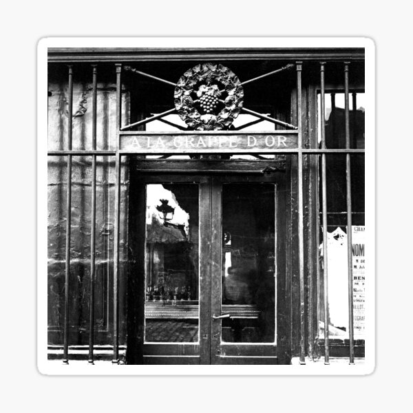 "Storefront circa 1911" Sticker for Sale by photefaux | Redbubble