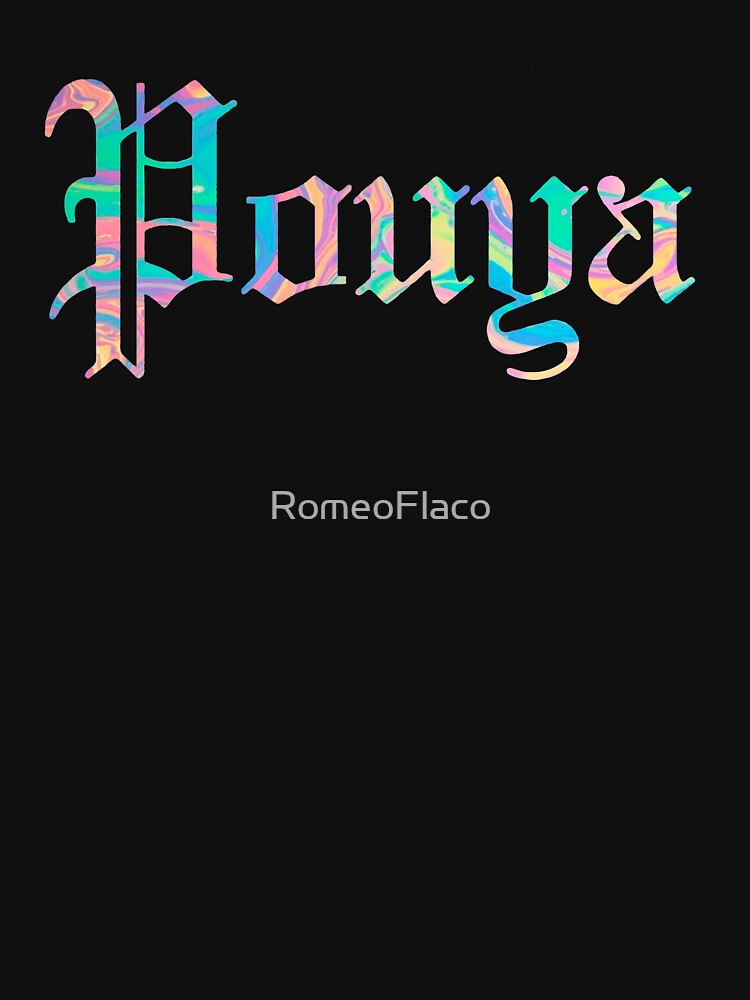 "POUYA " T-shirt for Sale by RomeoFlaco | Redbubble | pouya t-shirts ...