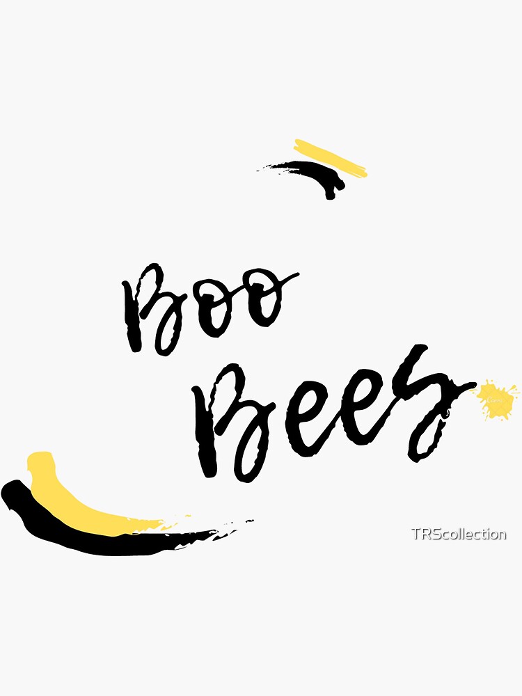 "Top boo bees collection " Sticker for Sale by TRScollection | Redbubble