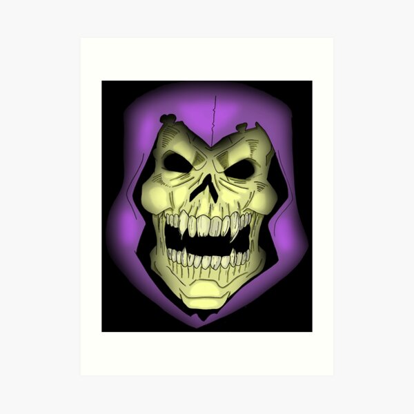 "skele face" Art Print by SpawnofSutur | Redbubble