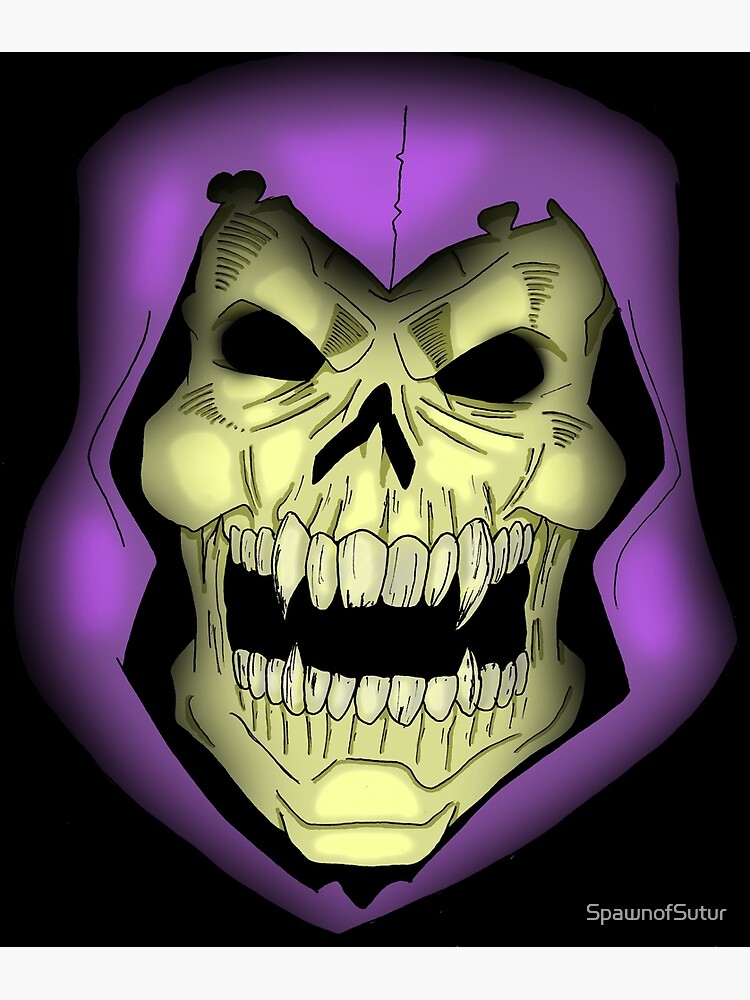 "skele face" Art Print by SpawnofSutur | Redbubble