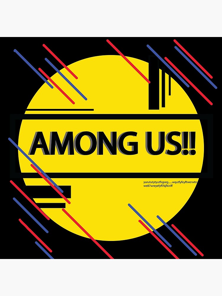 "Among us Design " Poster by saharkhokhar | Redbubble