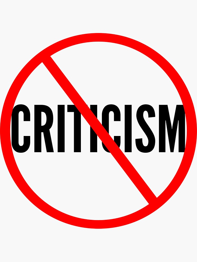 "International Day Of Peace - No Criticism" Sticker for Sale by kwbord ...