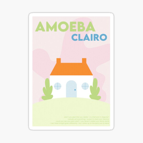 "Amoeba - Pink" Sticker for Sale by VisilyRomani | Redbubble