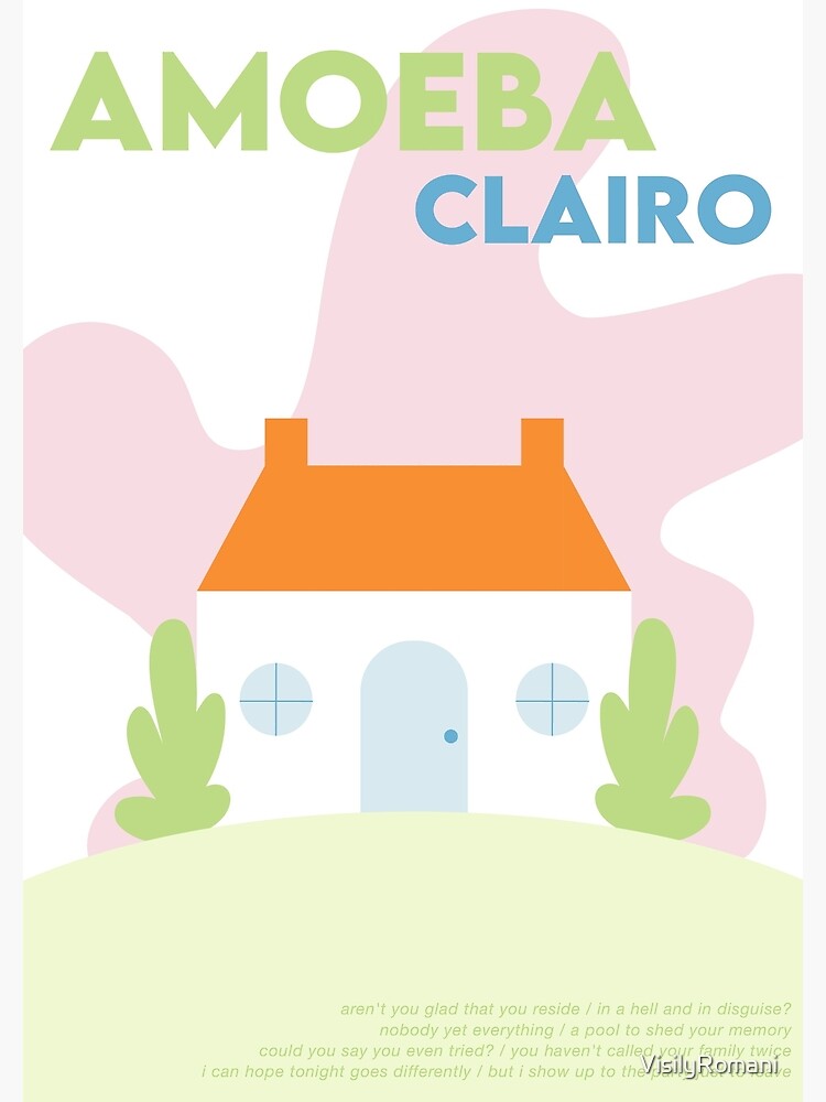 "Amoeba - White" Poster for Sale by VisilyRomani | Redbubble