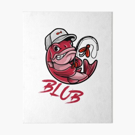 "Angry Fish Say Blub " Art Board Print by Light79 | Redbubble