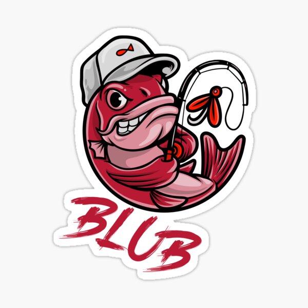 "Angry Fish Say Blub " Sticker by Light79 | Redbubble