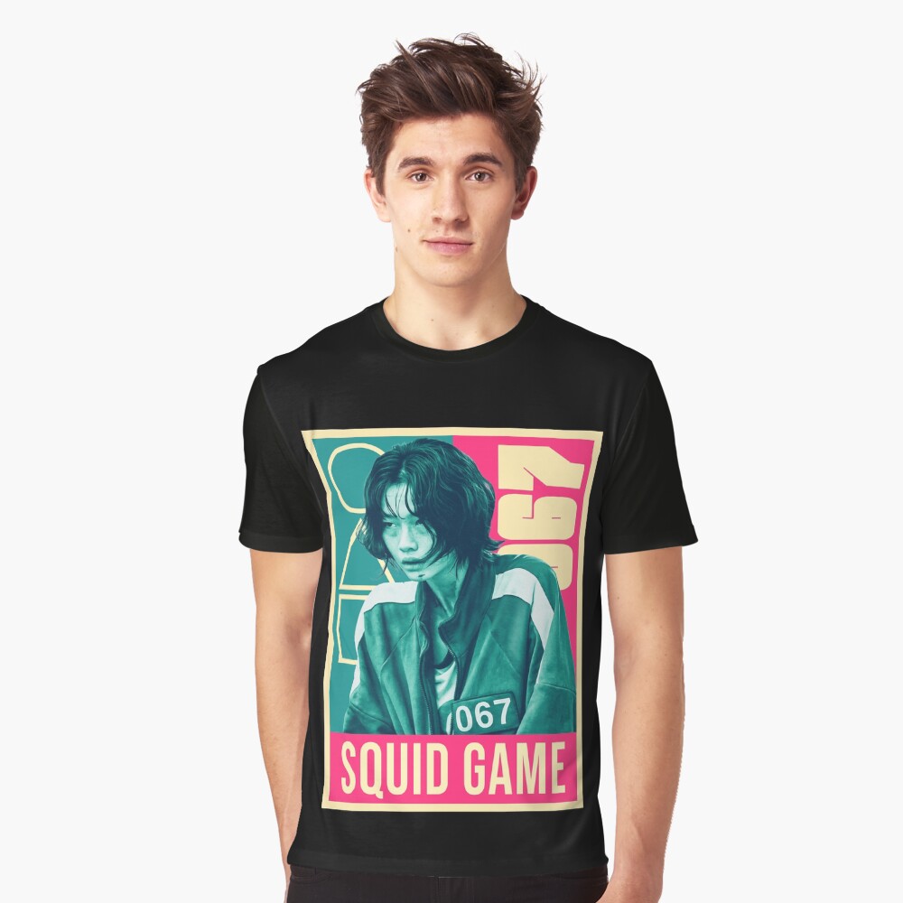 "Squid game Player 067" Sticker for Sale by ActiveNerd | Redbubble