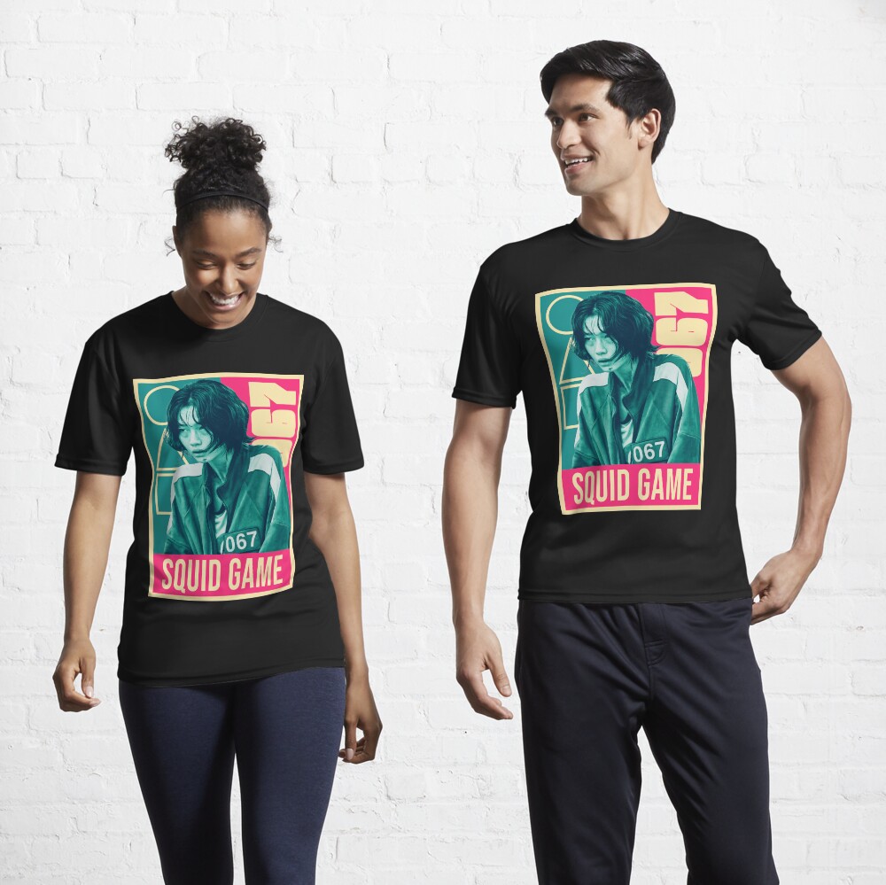 "Squid game Player 067" Sticker for Sale by ActiveNerd | Redbubble