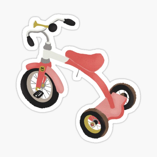 "Tricycle " Sticker for Sale by tsmdesigns123 | Redbubble
