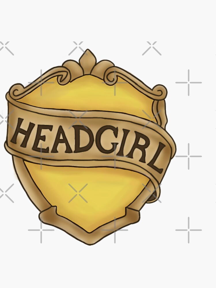 "Head girl design " Sticker for Sale by mxdddyy | Redbubble