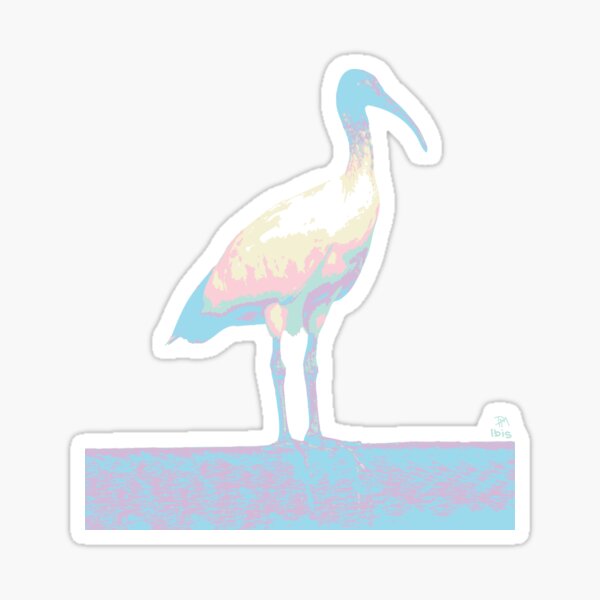 "Pastel Bin Chicken" Sticker for Sale by pmartdesign | Redbubble