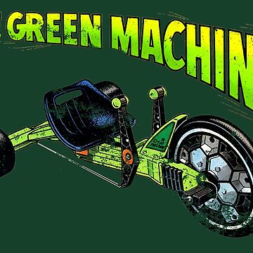 "Green Machine" Sticker for Sale by Retrorockit | Redbubble