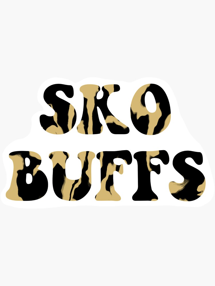 "SKO BUFFS" Sticker for Sale by lulagrand | Redbubble