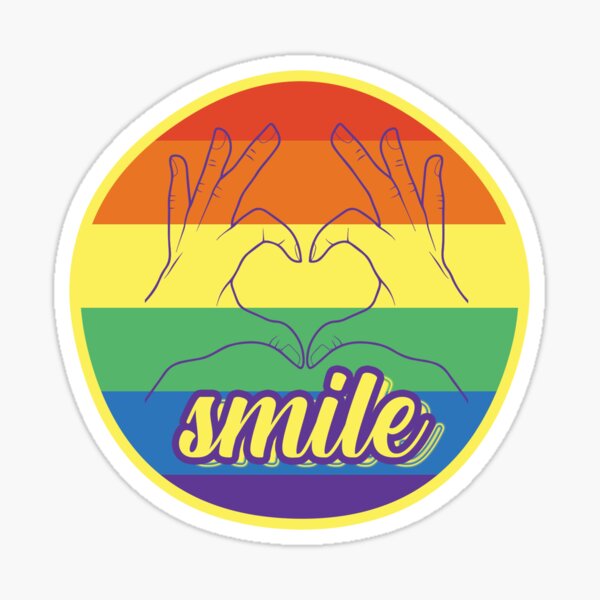 "RAINBOW LGTB pride" Sticker by bohemedesign | Redbubble