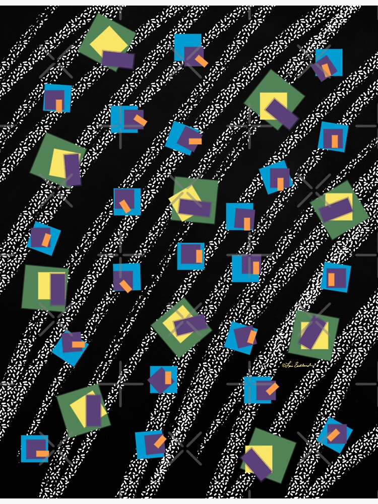 "Floating Squares" Sticker for Sale by loeye | Redbubble