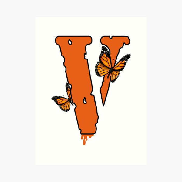 "VLONE with Butterfly" Art Print by lachheb | Redbubble