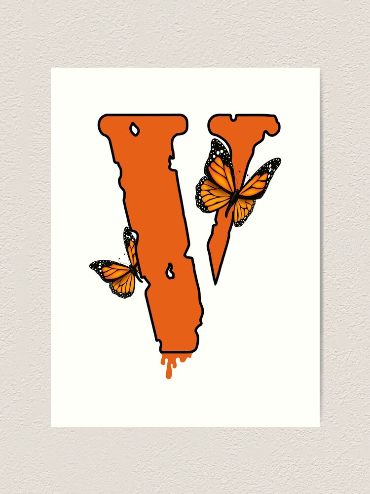 "VLONE with Butterfly" Art Print by lachheb | Redbubble