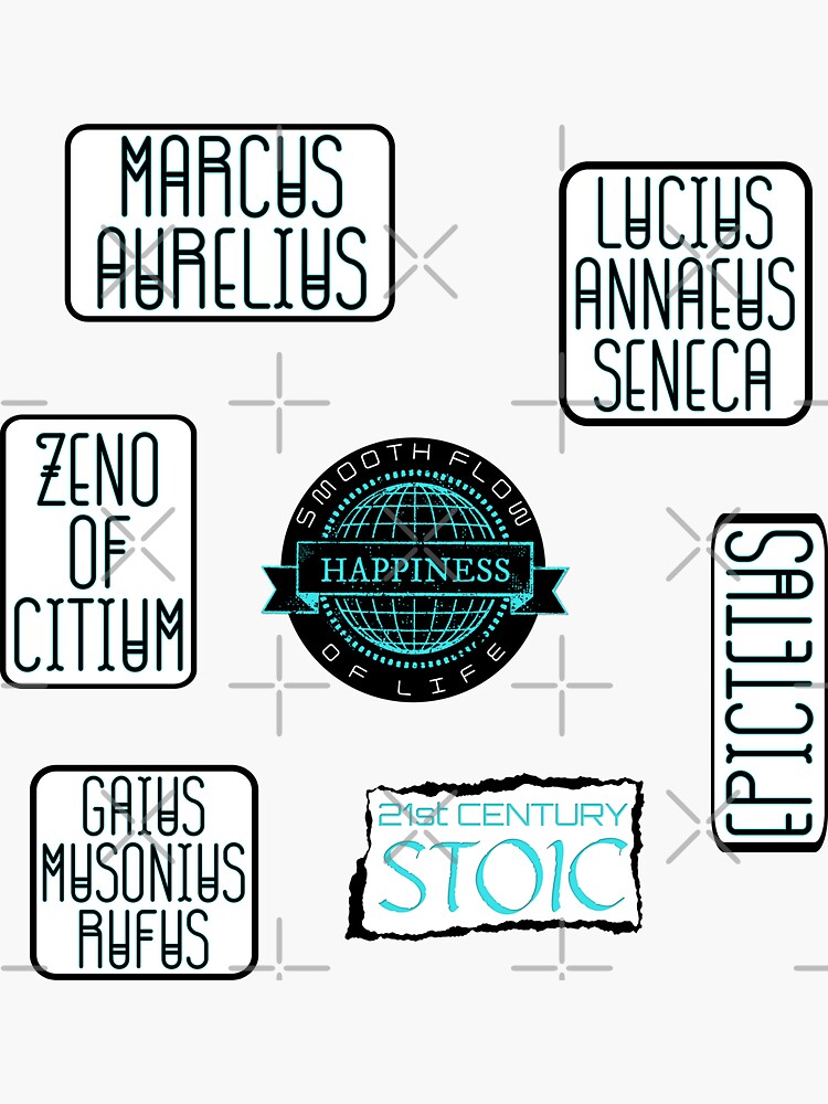 "Stoic Philosophers Sticker Pack | The Great Stoics | Stoicism" Sticker ...
