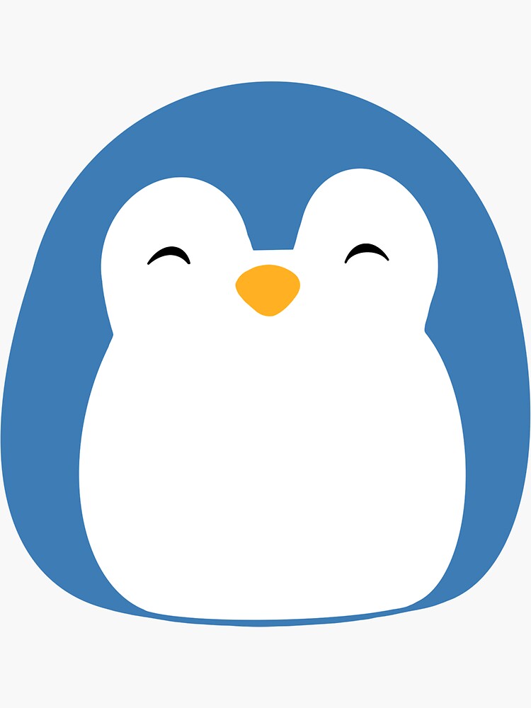"Puff the penguin Squishmallow" Sticker for Sale by skmfxk | Redbubble
