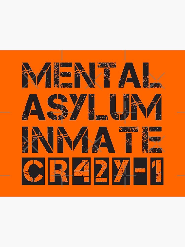 "Mental Asylum Inmate - Funny Halloween Costume Party Outfit" Art Board ...