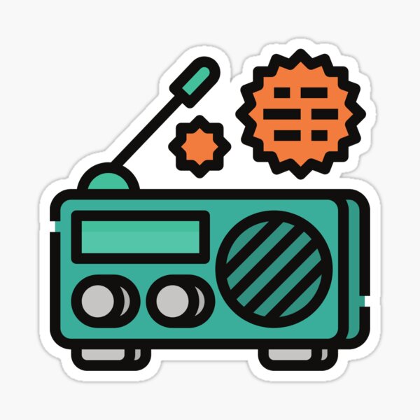 "Ham radio" Sticker for Sale by Lovedigitalart | Redbubble
