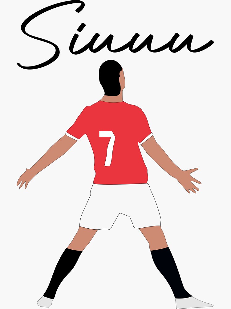 "Siuuuu" Sticker for Sale by MEMER-D | Redbubble