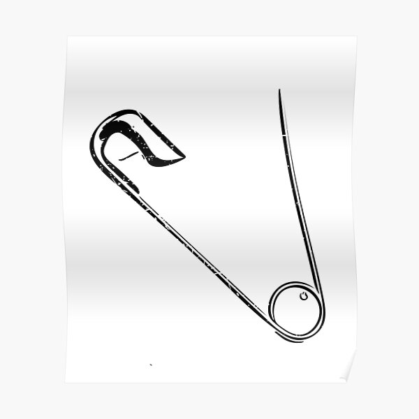 "Safety Pin Movement Political Statement" Poster by geekspeakjunk ...