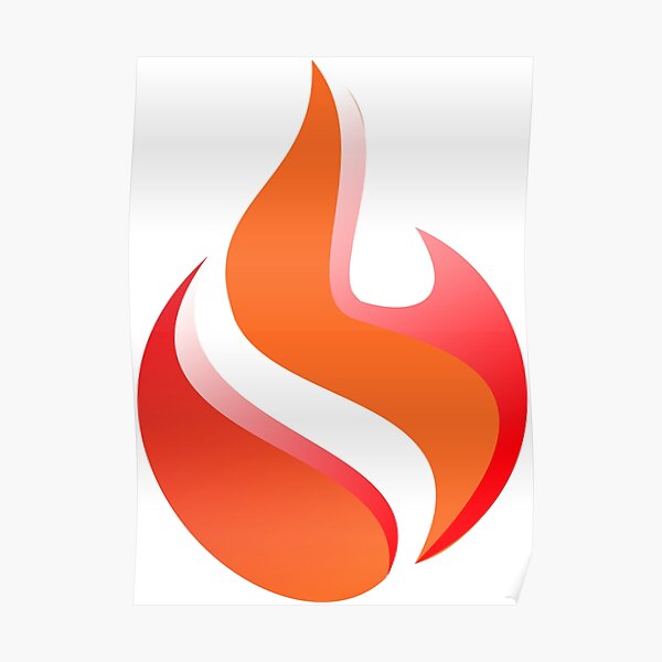 "Fire Element Avatar Fan Art" Poster for Sale by AlfaSixth | Redbubble