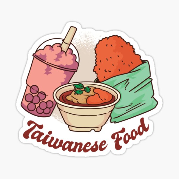 "Taiwanese Food" Sticker by kawaser | Redbubble